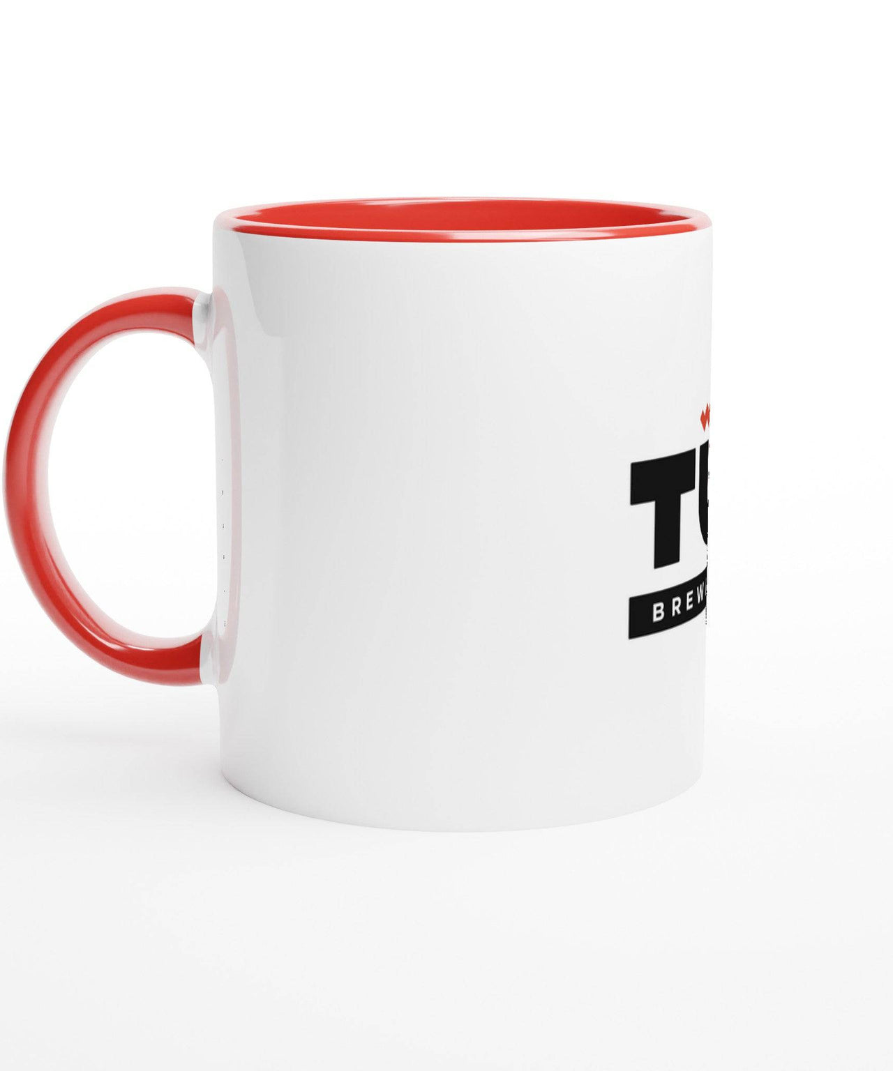 White Standard Ceramic Mug with Colour Inside – Tūn Brewing Company